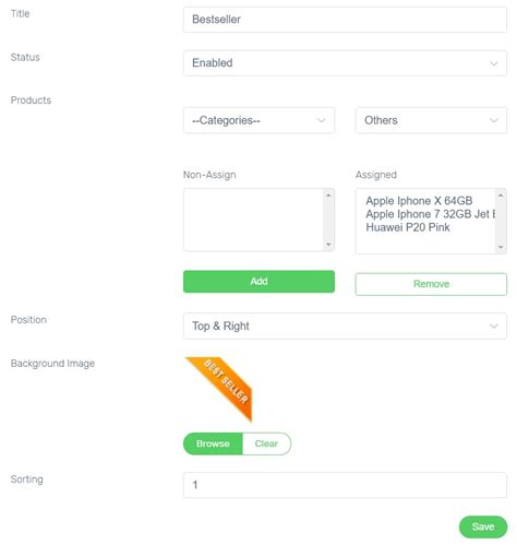 How To Apply Product Label UniCart Support Center