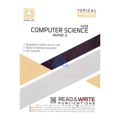 A Level Computer Science Paper 3 Topical Unsolved Read And Write