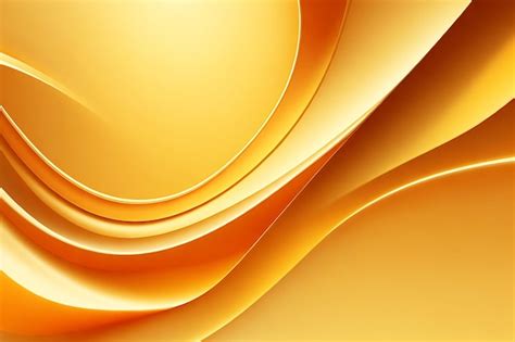 Premium Ai Image Photo Smooth Golden Wave Background Hd Abstract Background With Smooth