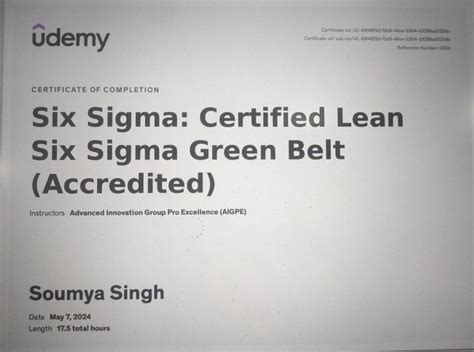 Sixsigma Continuousimprovement Soumya Singh