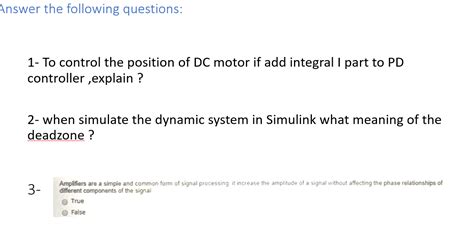 Solved Answer The Following Questions 1 To Control The Chegg Com