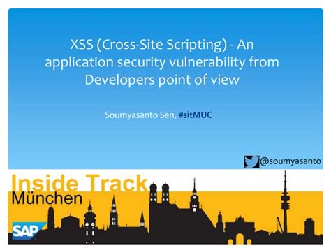 Xss An Application Security Vulnerability Pptx