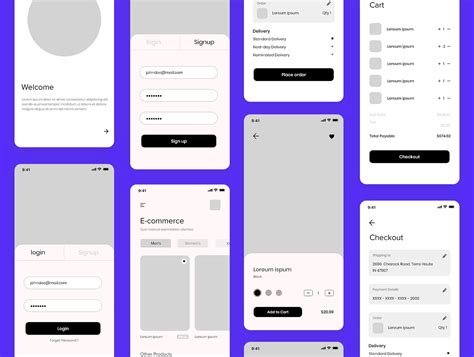 60 Wireframes For Web And Mobile App Design Inspiration Justinmind