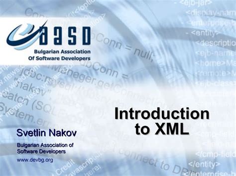 Introduction To Xml Ppt