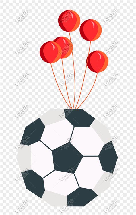 손으로 그린 풍선 축구 그림 Png 일러스트 무료 다운로드 Lovepik