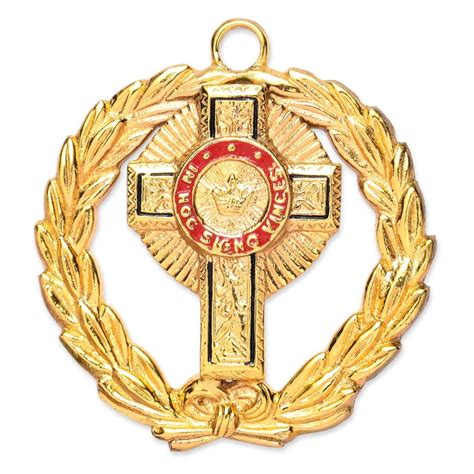 Past Grand Commander Knights Templar Commandery Officer Collar Jewel