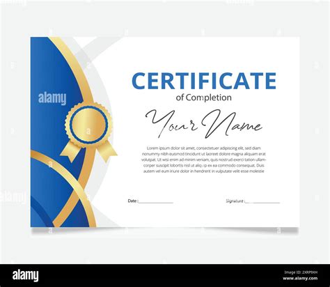 Certificate Template Of Diploma Stock Vector Stock Vector Image And Art Alamy