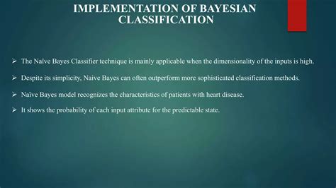 heart disease prediction using naive bayes algorithm pptx
