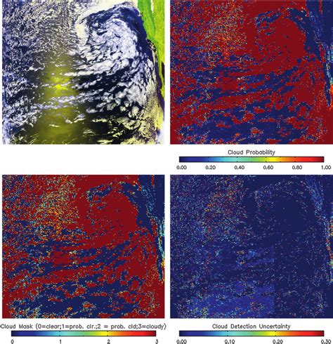 Example Of Pixel Level Naive Bayesian Cloud Mask Results From Patmos X Download Scientific