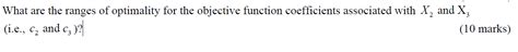 Solved Consider The Following Linear Programming Lp