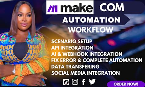 Automate Your Workflows With Make Com Integration Automation By Tonsylvia Fiverr