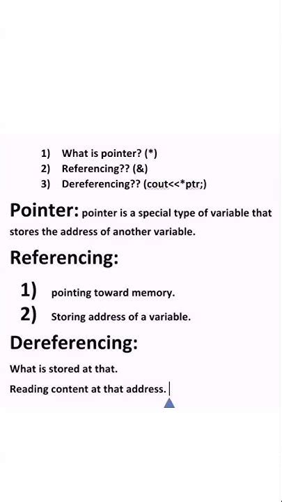 pointers in c referencing and dereferencing part of pointers oop