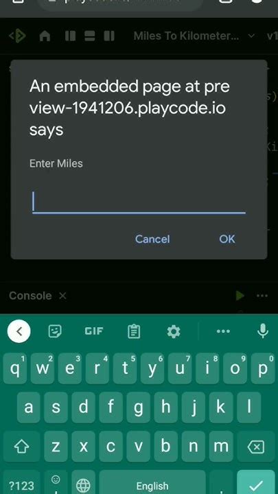 Miles To Kilometers Converter In Javascript Techeduforall Youtube