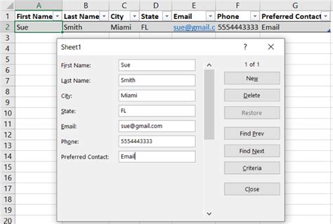 How To Create A Data Entry Form In Microsoft Excel