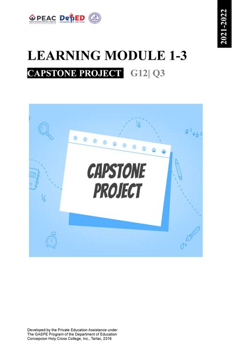 Capstone Project In Spanish At Conrad Martinez Blog