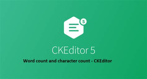 Word Count And Character Count Ckeditor The Knowledge Adda