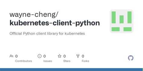 Github Wayne Chengkubernetes Client Python Official Python Client