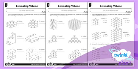Year 5 Estimating Volume And Capacity Home Learning Tasks