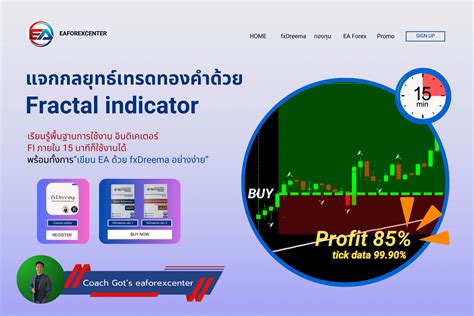 สอนเขียน Ea เทรดทองด้วย Fractal Indicator Eaforexcenter