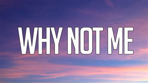 Enrique Iglesias Why Not Me Lyrics Youtube