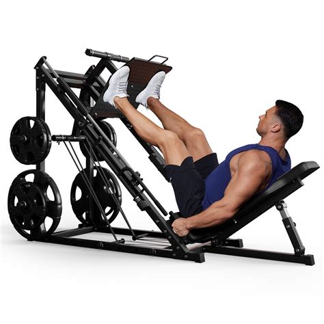 Joankaren Leg Press Machine 2200lbs Weight Capacity 45 Degree Curved