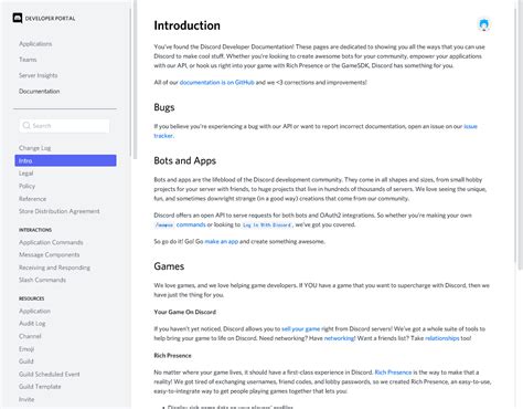 Light Theme For Developers Portal · Discord Discord Api Docs