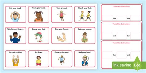 Eyfs Three Step Instruction Cards Twinkl Salt