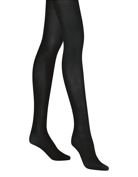 Lyst Dkny Opaque Control Top Tights In Brown