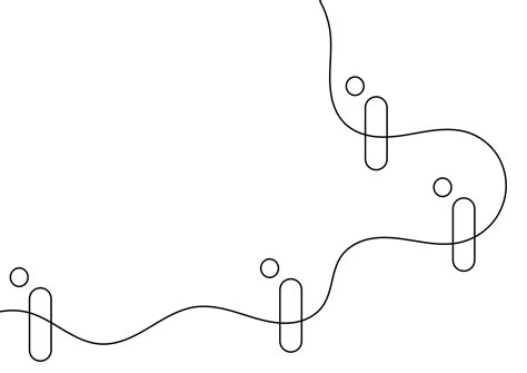 Aesthetic Line Element Gesture For Poster And Banner Decoration