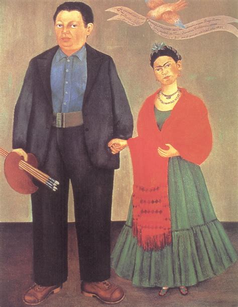 Frieda And Diego Rivera 1931 By Frida Kahlo Artchive