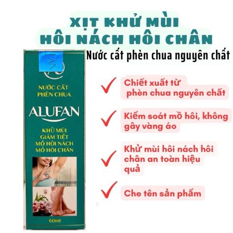 Bột Phèn Chua Chưng Cất Alufan Phèn Phi Nguyên Chất Khử Mùi Hôi