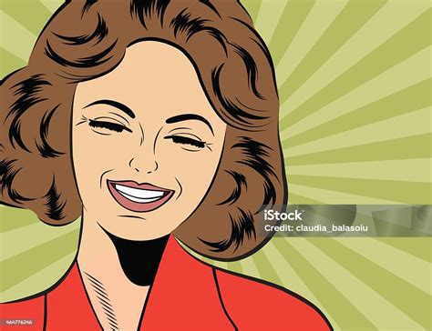 팝아트 귀여운 복고풍 여자 만화 주말뿐이라도 웃음소리 2015년에 대한 스톡 벡터 아트 및 기타 이미지 2015년 낱말 벡터 Istock