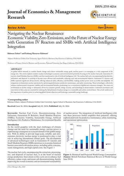 Pdf Navigating The Nuclear Renaissance Economic Viability Zero Emissions And The Future Of