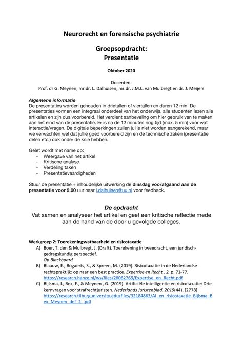 Opdracht Deeltoets Warning Tt Undefined Function 32 Neurorecht En