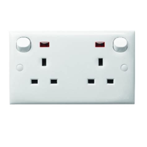 Schneider Electric S Classic Switched Socket Outlet With Neon 2