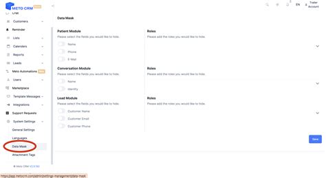 How To Use Data Mask Metocrm