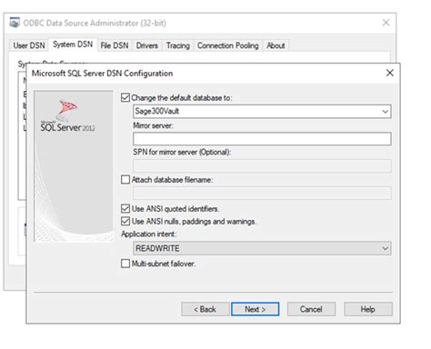 sage 300 2025 no supported databases are set up databases and