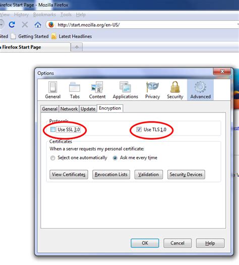 Disable Obsolete Ssl For Secure Browsing Precision Roller