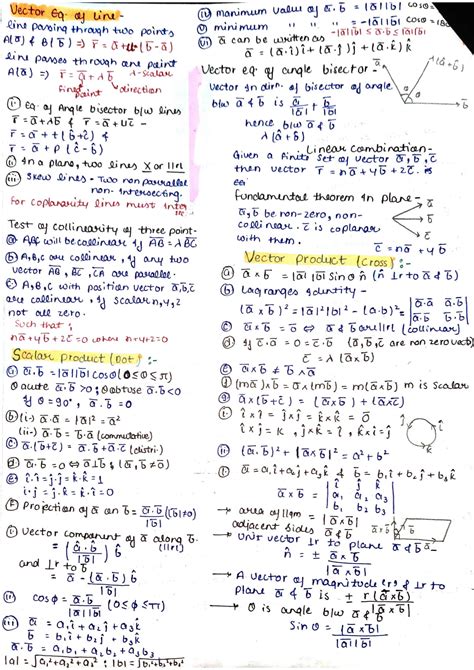 Solution Vector Short Notes Jee Studypool