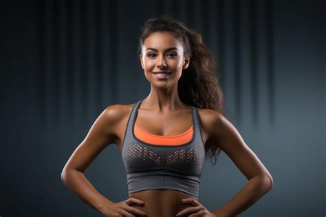 Premium Ai Image Fitness Instructor Posing