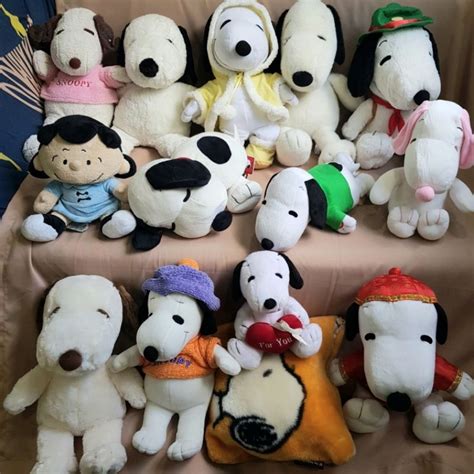 Sega Peanuts Snoopy Woodstock Charlie Brown Huggable Plushies Shopee