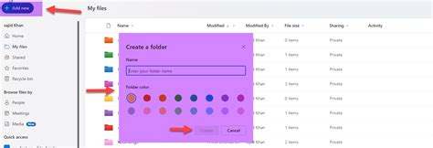 Adding Colored Folders In Sharepoint Online And Onedrive Sajid Khans