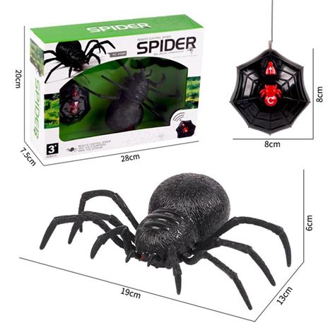 Remote Control Simulation Spider Scary Wolf Spider Vicedeal