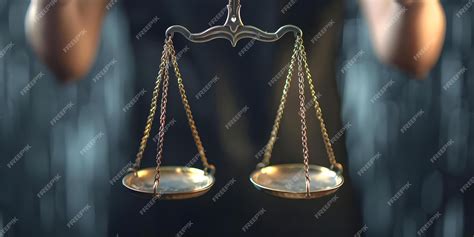 Person Holding Scales Symbolizing Balance Between Pros And Cons For