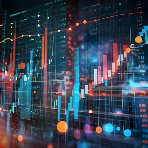 Online Marketing Data Analysis Chart Graph Stock Illustration