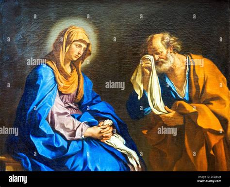 Saint Peter Weeping Before The Virgin Also Known As The Tears Of Saint