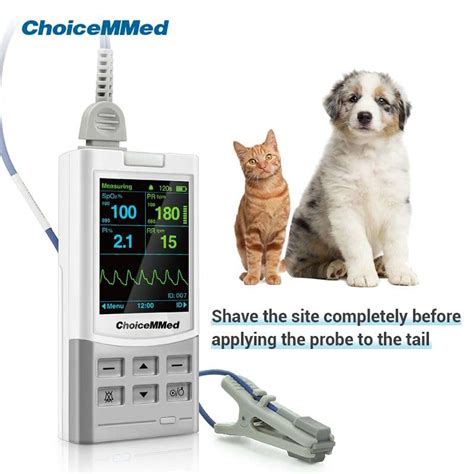 Monitor De Presión Arterial Y Oxímetro Veterinario De Mano Para Perros