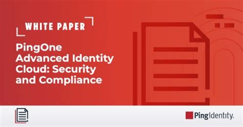 Pingone Advanced Identity Cloud Security And Compliance