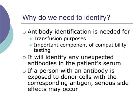 Antibody Identification Pptppt