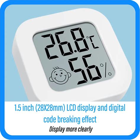 Pieces Mini Digital Indoor Thermometer Hygrometer Humidity Temperature Lcd Display Bluetooth
